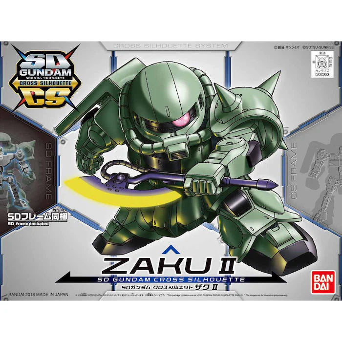BANDAI HOBBY SD Cross Silhouette Zaku II Model kit – Canada Toyz